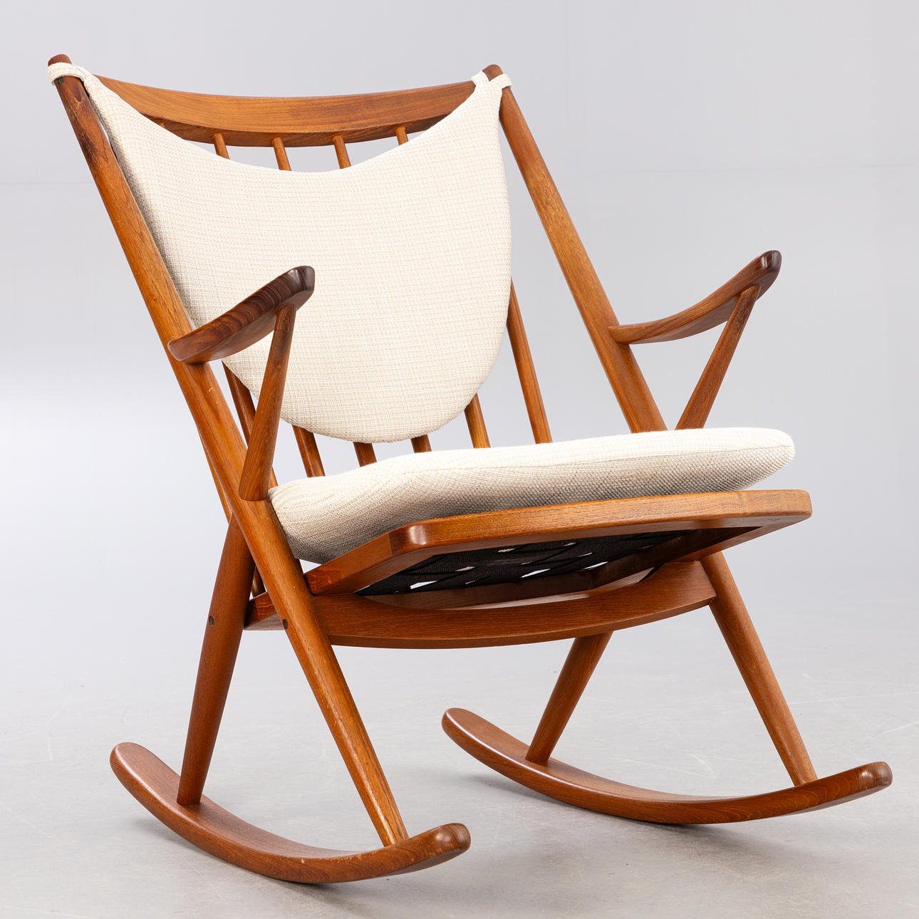 FRANK REENSKAUG. Bramin. Teak rocking chair. Denmark, 1960s. Furniture ...