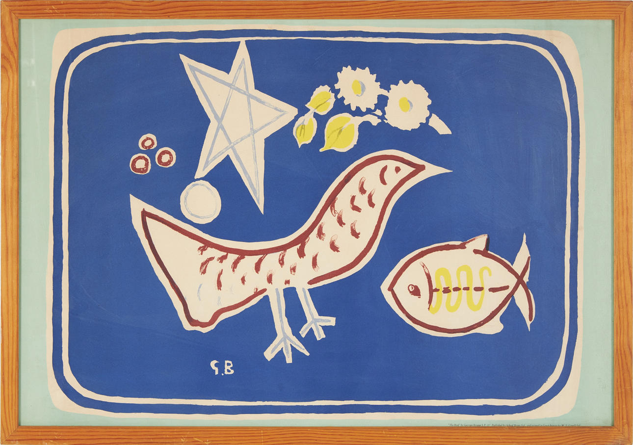 GEORGES BRAQUE. After, Bird and Fish, printed by W.S. The Cowell Ltd ...