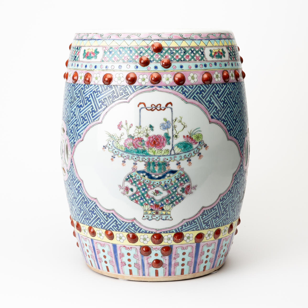 A Chinese porcelain garden stool, 20th century. Asiatica - Ceramics ...