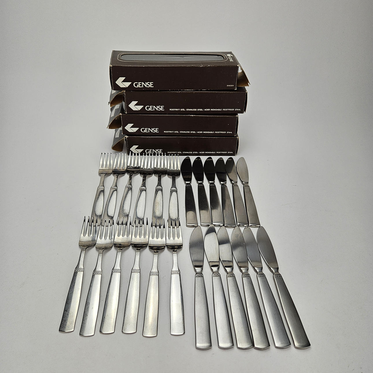 SVEN ARNE GILLGREN. Sandwich cutlery, 24 pieces, stainless steel ...