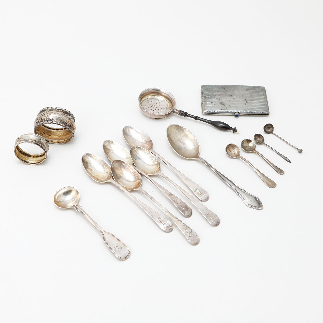 SILVER OBJECTS, Sweden and England, approx. 200 grams, 18th-20th ...