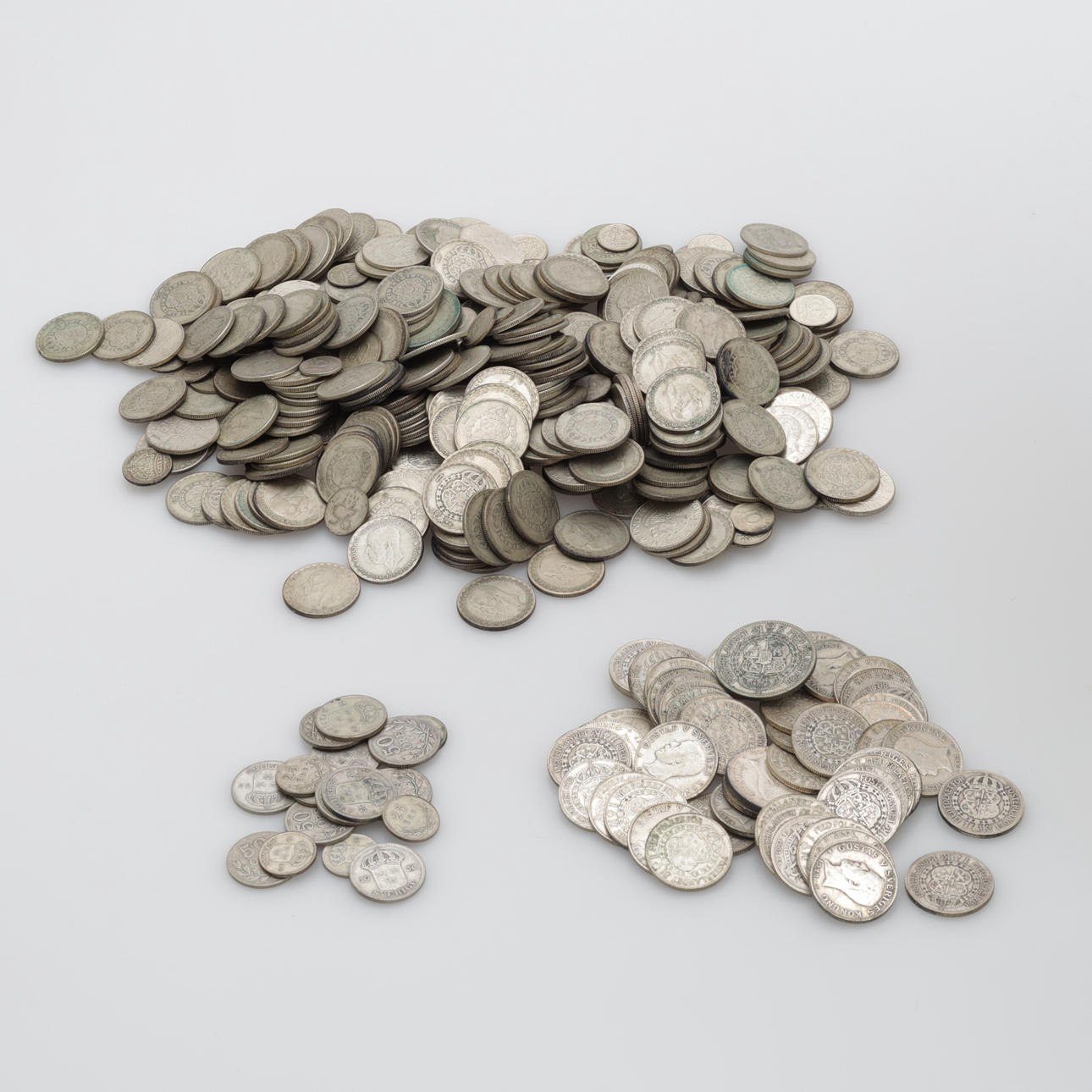 MYNT, silver, Sverige, totalvikt 2819 gram. Mynt, Medaljer & Frimärken ...