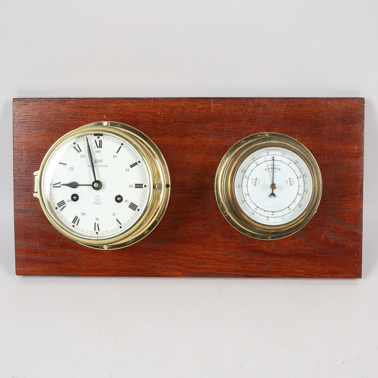 A brass barometer ship watch, schatz Royal Mariner. Clocks & Watches ...