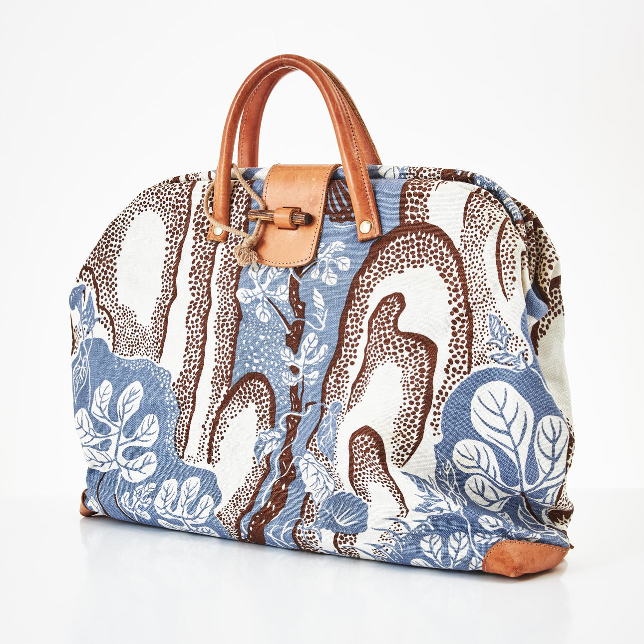 BAG, Firma Svenskt Tenn, so called Smålands, in Josef Frank's fabric ...