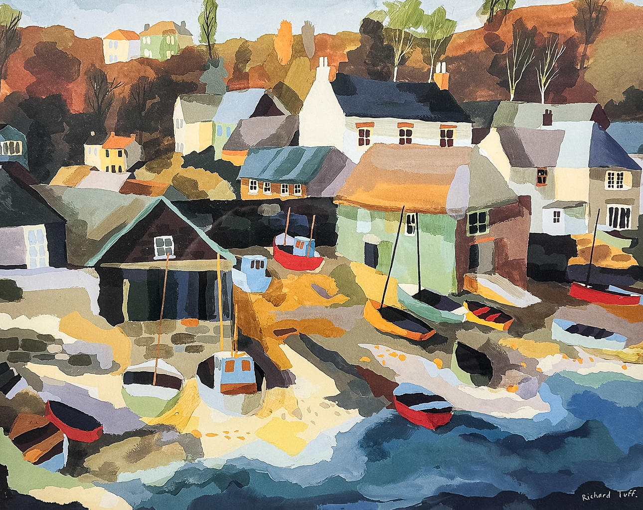 RICHARD TUFF. PRINT, signed in the print. Art - Engravings & Prints ...