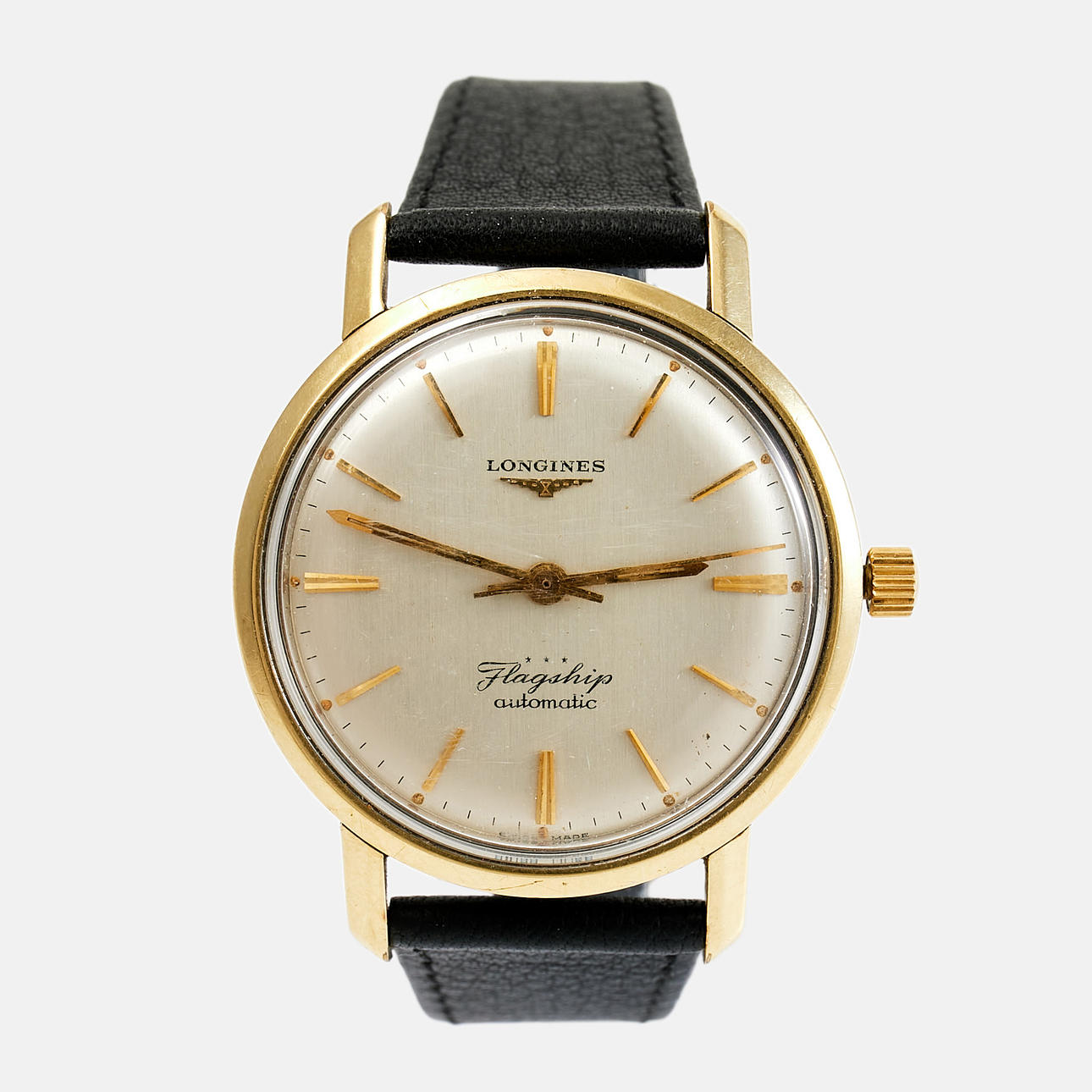 LONGINES, Flagship Automatic, (Swiss Made), wristwatch, 35 mm, gold on ...