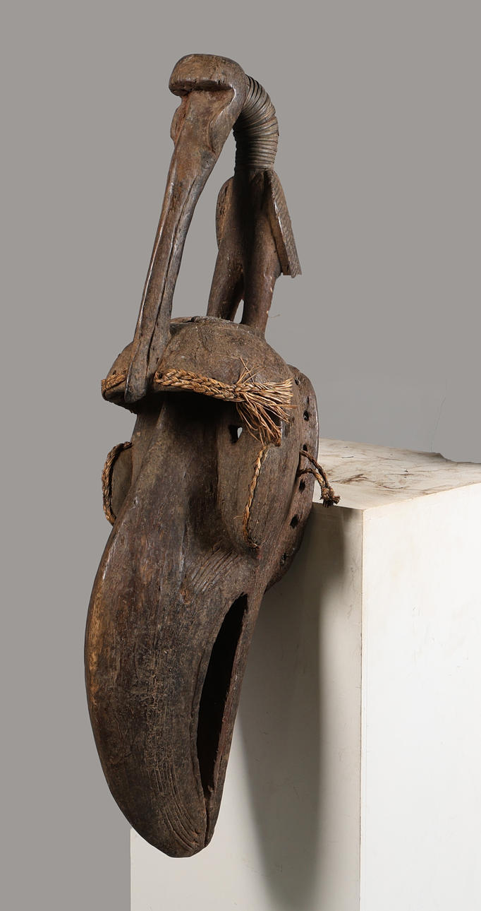 A LARGE DAN KRAN ZOOMOPHIC BEAK MASK, IVORY COAST/COTE D'IVOIRE ...