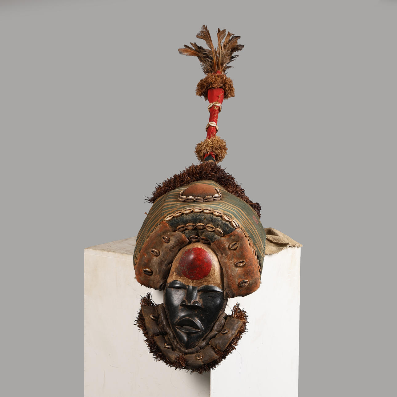 A DAN HEADDRESS, IVORY COAST/ COTE D'IVOIRE. Ethnographica - African ...