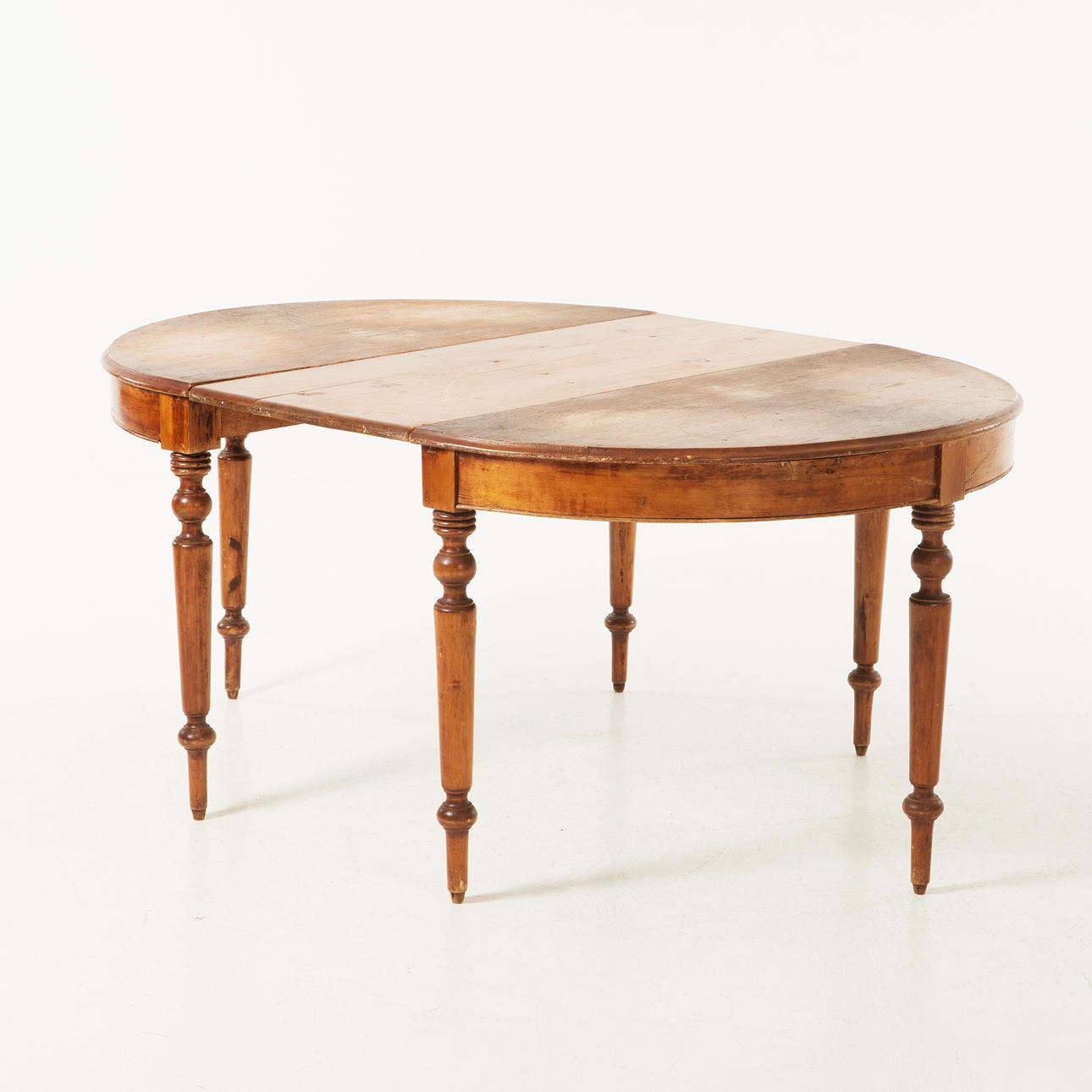 MATBORD, 1800-talet slut, halvmåneformade, svarvade ben. Möbler - Bord ...