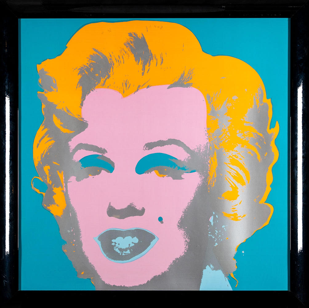 ANDY WARHOL. Color silkscreen, Marilyn Monroe. Art - Engravings ...