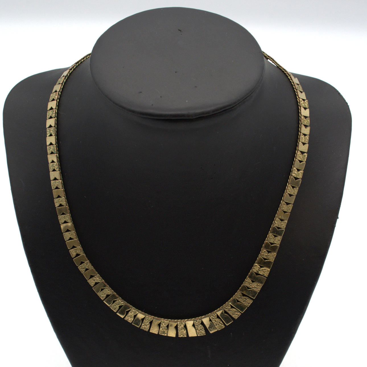 DESIGNER DOUBLE ADJUSTABLE GOLD NECKLACE FROM THE 20TH CENTURY ...