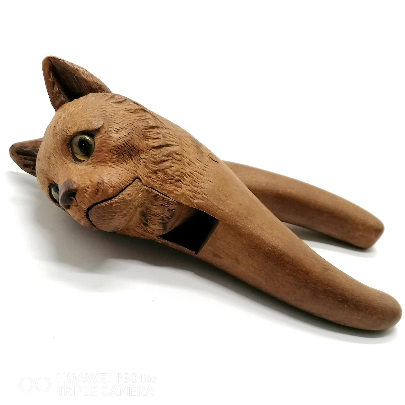BLACK FOREST CARVED WOODEN CAT NUTCRACKERS. Collectables - Other ...