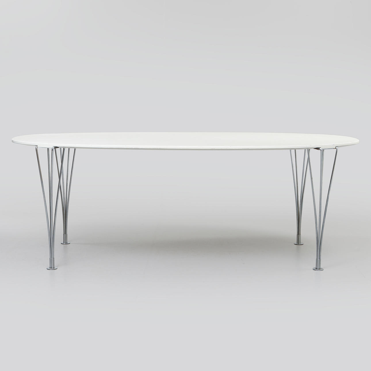 BRUNO MATHSSON & PIET HEIN. Dining table, “Superellips”, licensed for ...