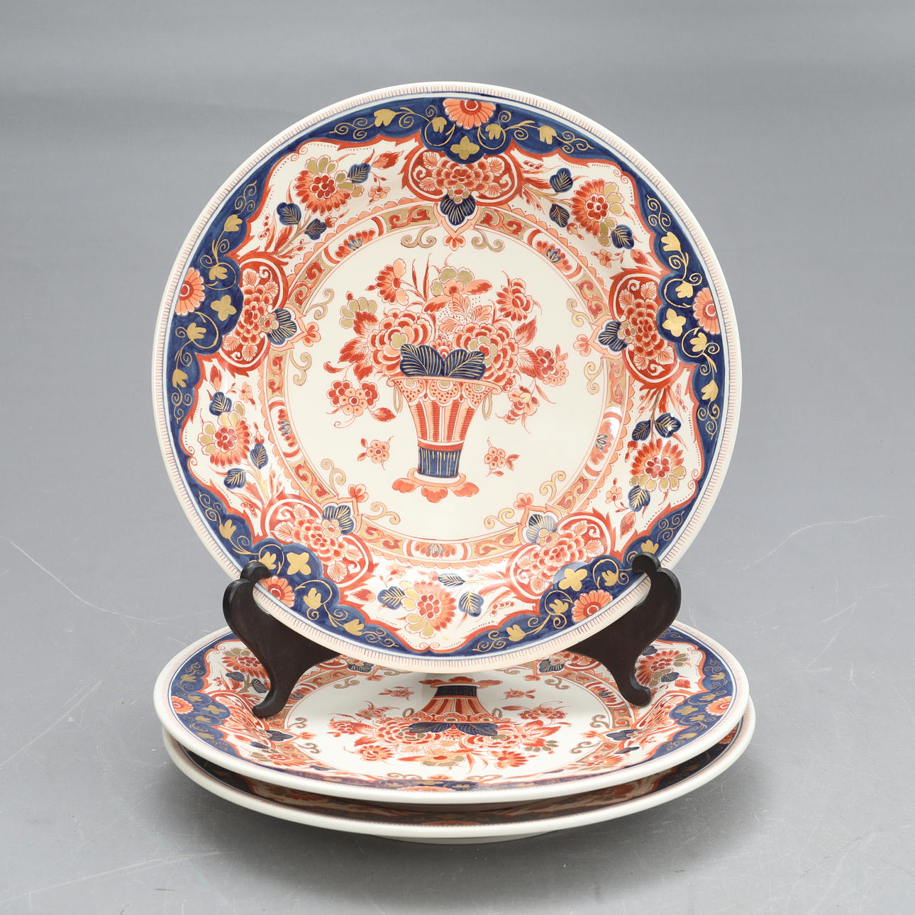 A set of 3 plates, Delft, Netherlands. Ceramics & Porcelain - European ...