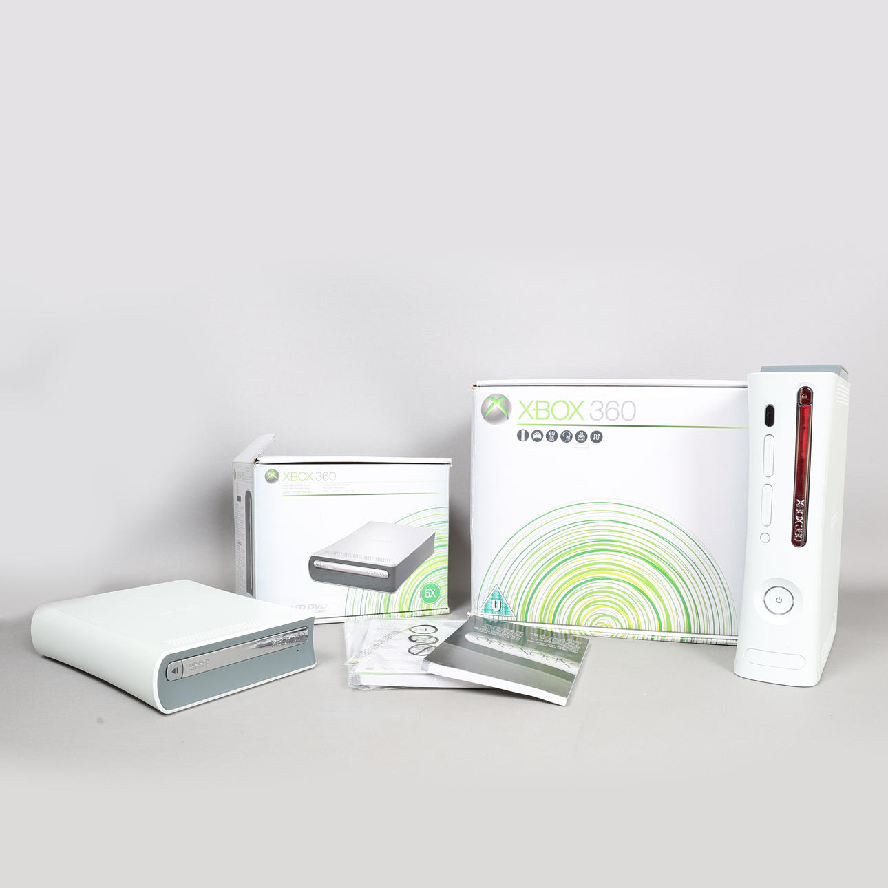 AN XBOX 360 CONSOLE AND DVD PLAYER (2). Miscellaneous - Modern consumer ...