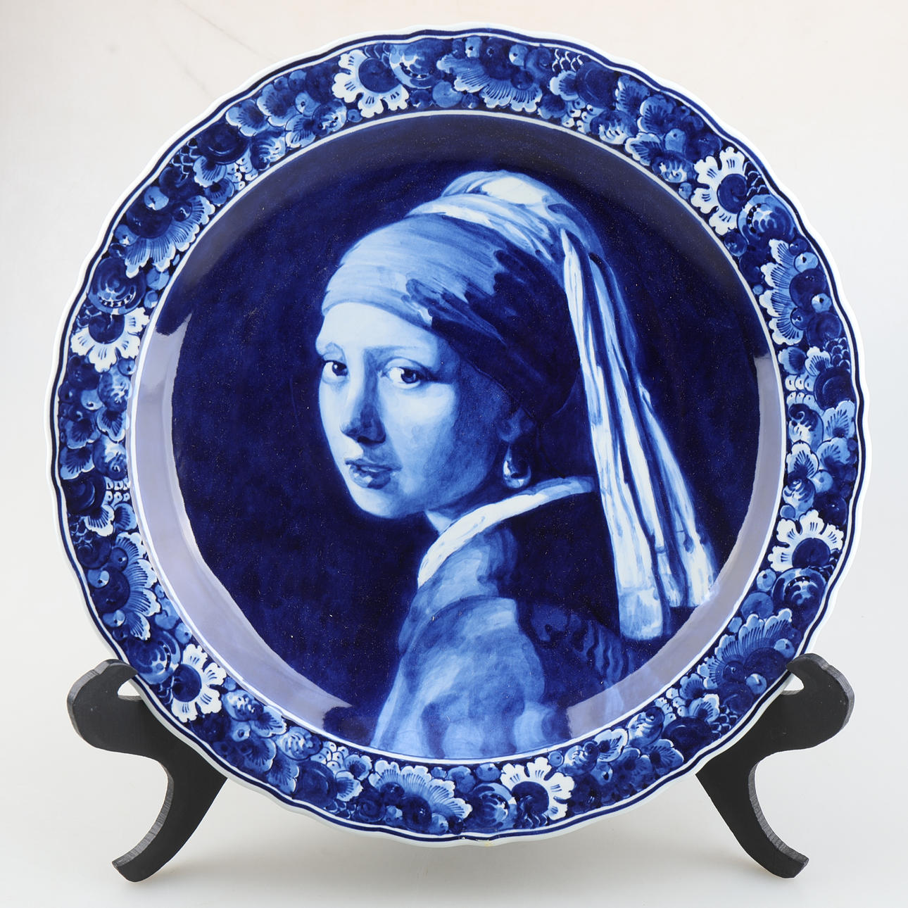 FAT, The original blue, “Plate Vermeer Girl with a Pearl Earring ...