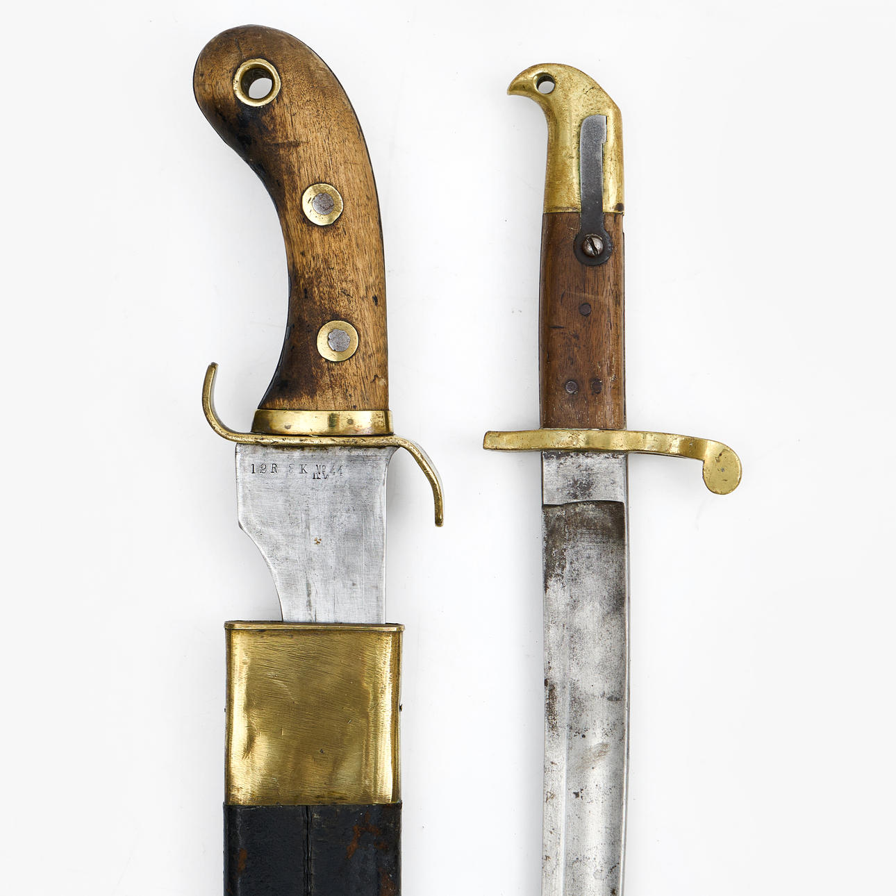 FASKINKNIV m/1848 + HUGGARE, m/1903, kustartilleriet. Vapen & Militaria ...