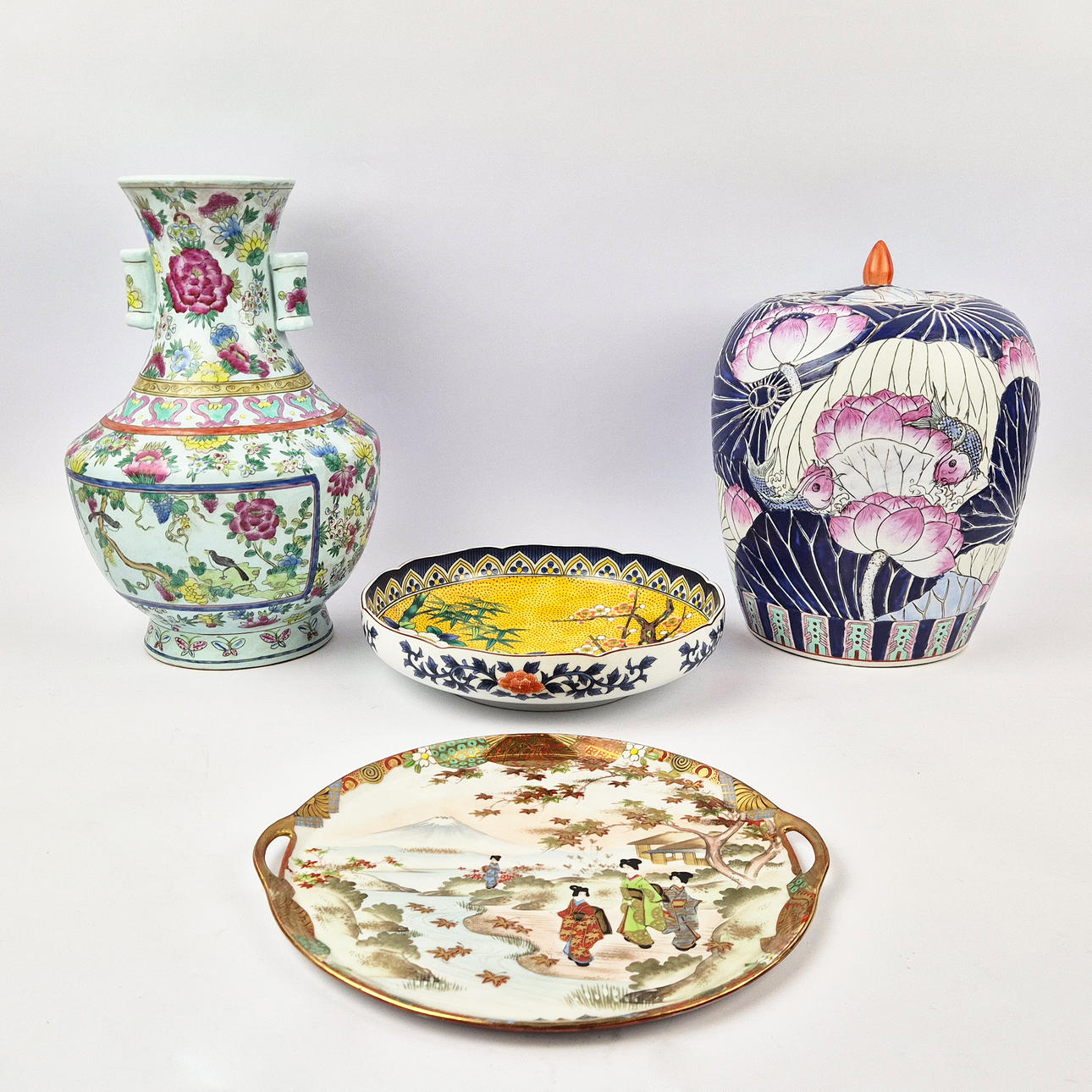 A COLLECTION OF ORIENTAL CERAMICS. (4). Asiatica - Ceramics & Porcelain ...