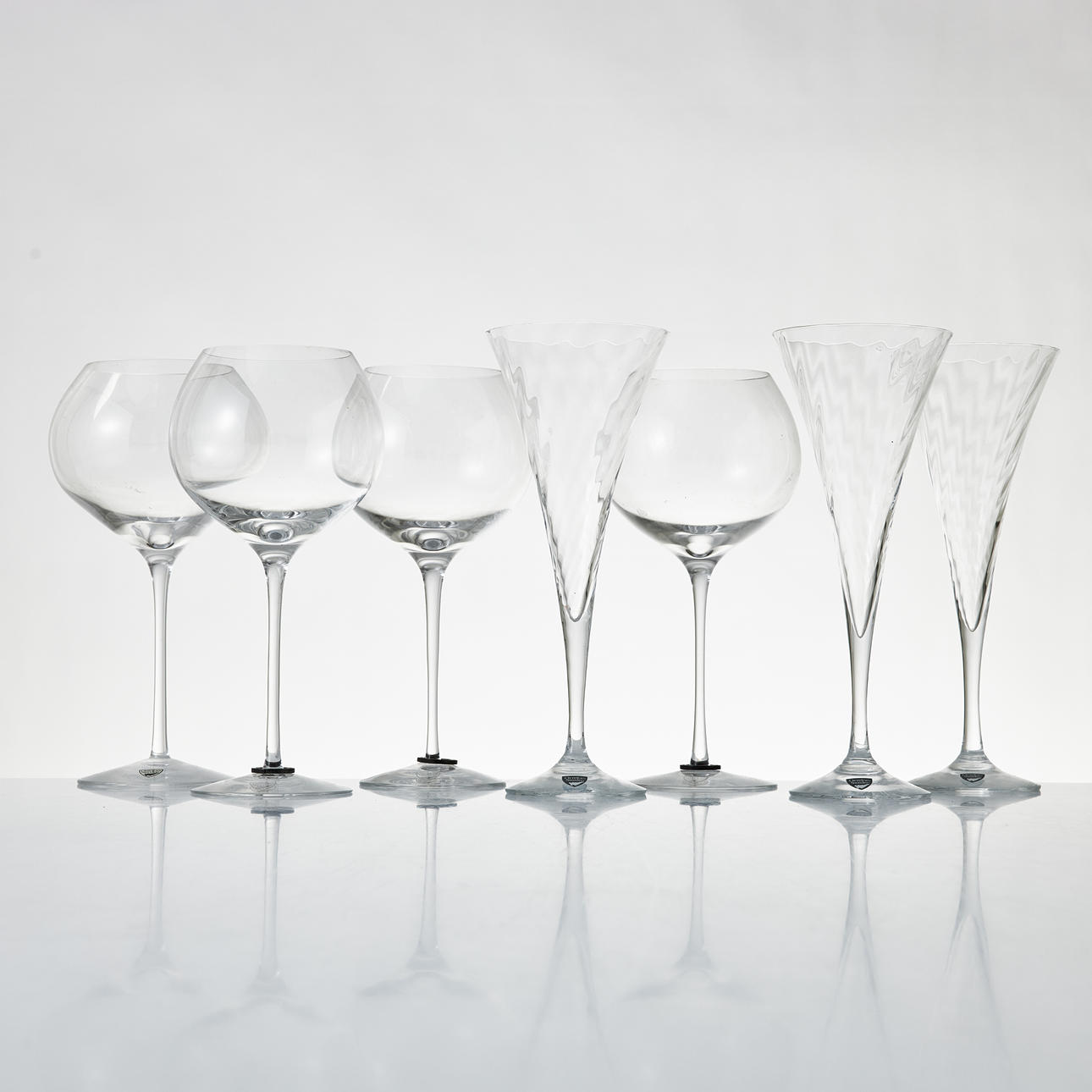 EFVA ATTLING. vinglas, 3 st, "Amor Vincit Omnia", Orrefors, etikettmärkta. Glas - Bruksglas ...