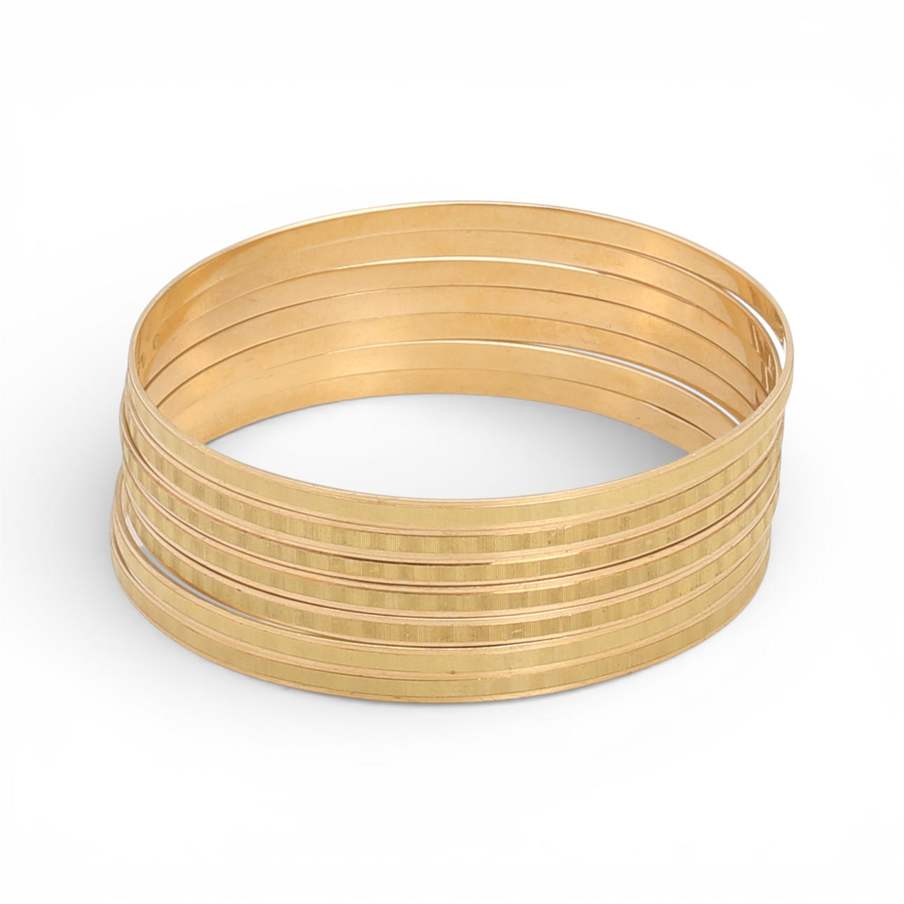 Weekly gold bangle bracelets. Jewellery & Gemstones - Bracelets - Auctionet