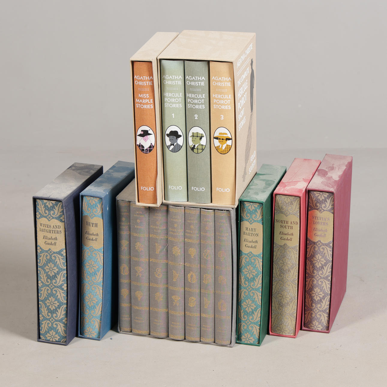 FOLIO SOCIETY, AGATHA CHRISTIE, ELIZABETH GASKELL AND JANE AUSTEN (16 ...