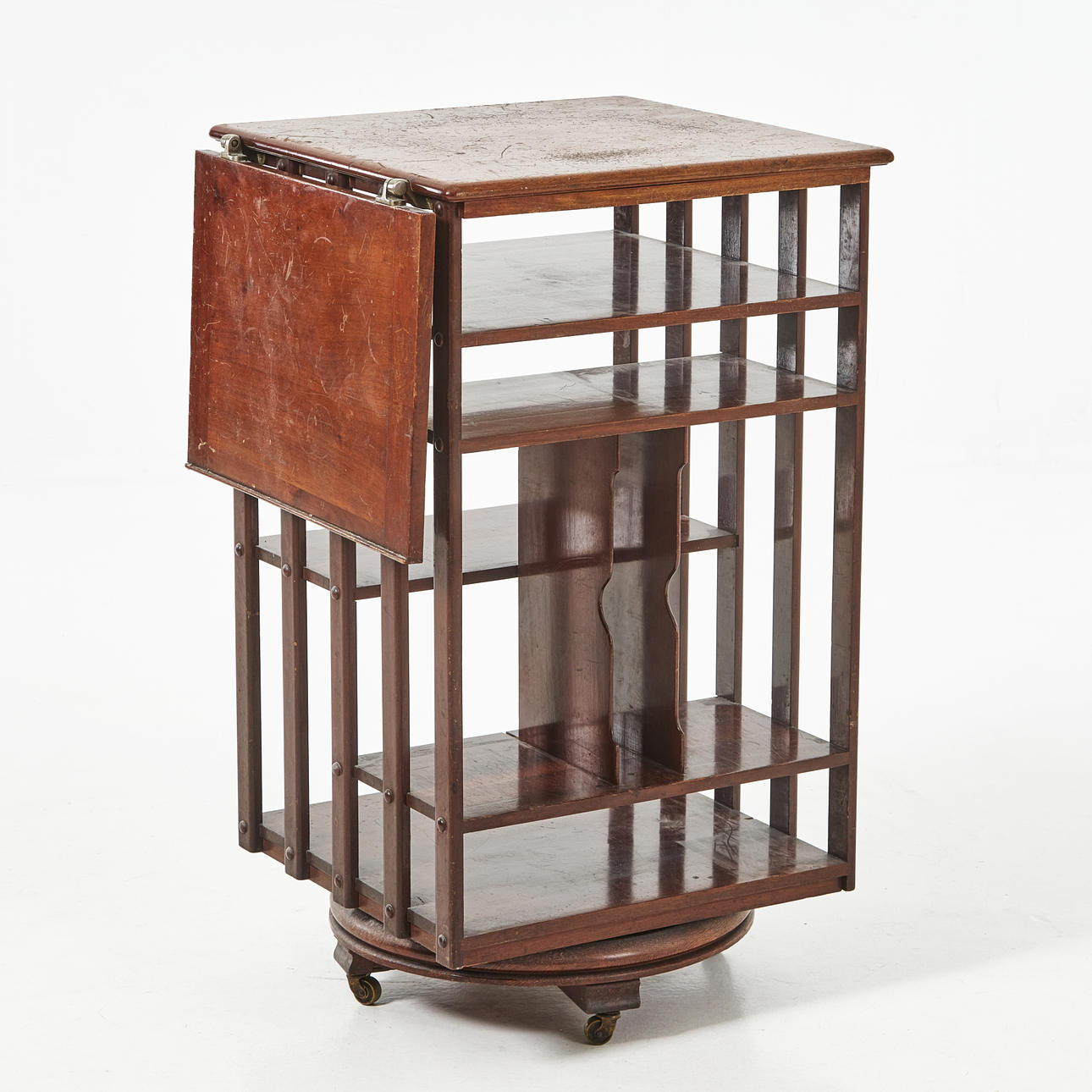 A book-spinning wheel, first half of the 20th century, English style ...