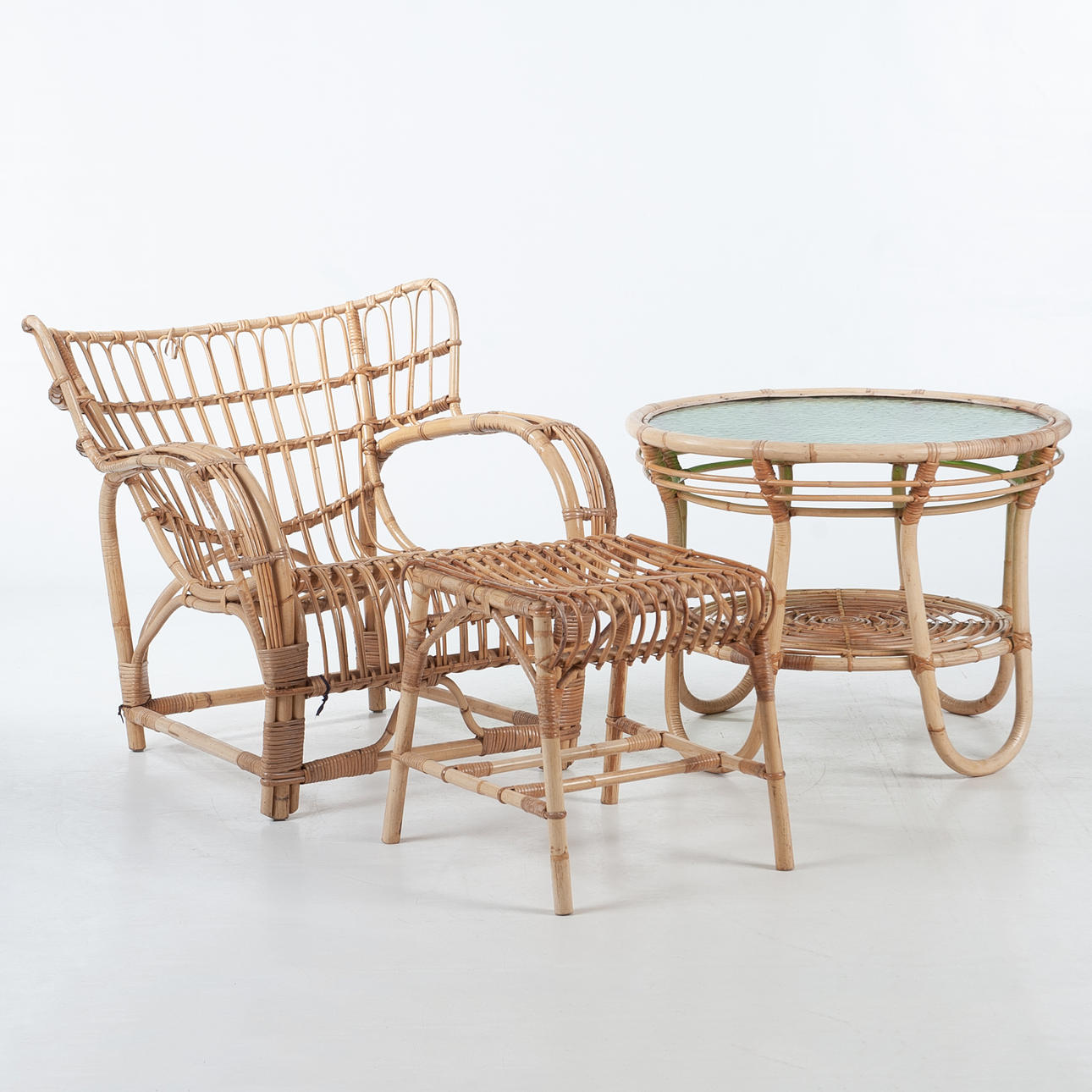 A rattan furniture group, The Nilsson Brothers Industries, Åsljunga ...