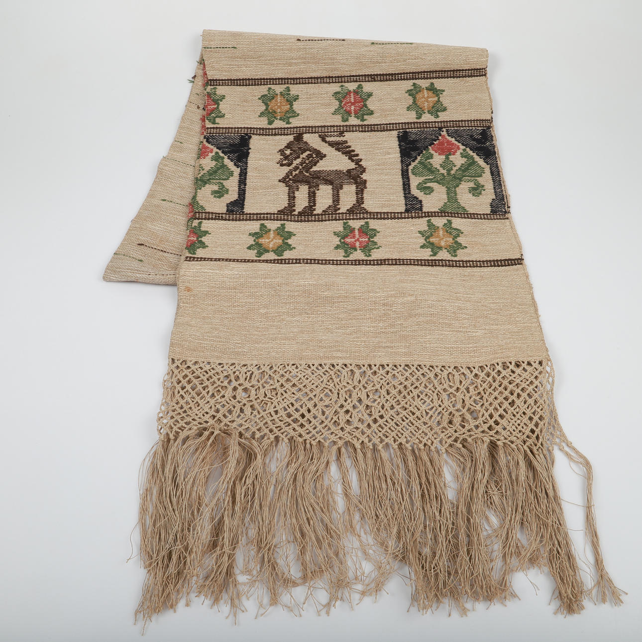 VÄGGBONAD/DUK, linne, Österlen, 1900-tal. Mattor & Textil - Textil ...