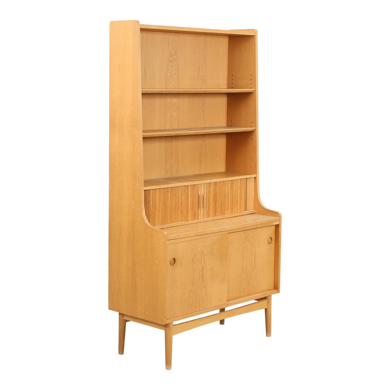 JOHANNES SORTH. Bornholms Møbelfabrik, Nexø. Oak bookcase, 1960s ...