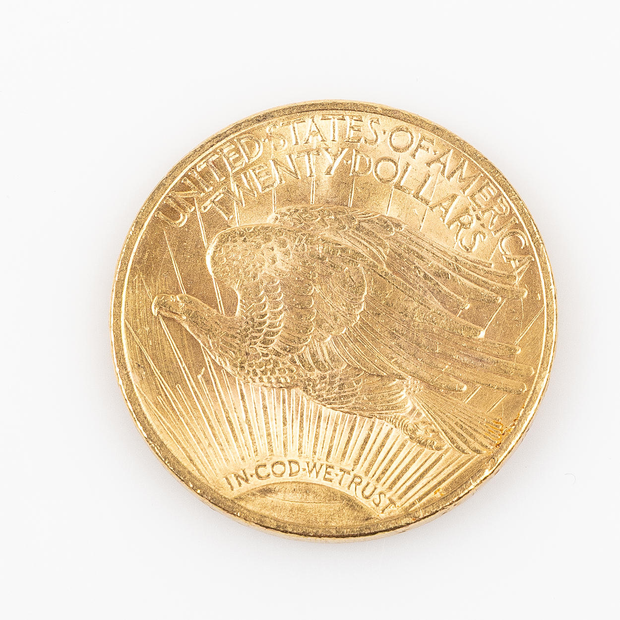 COIN, 20 Dollars, 21.6K gold, St. Gauden's 'Double Eagle'. UNITED ...
