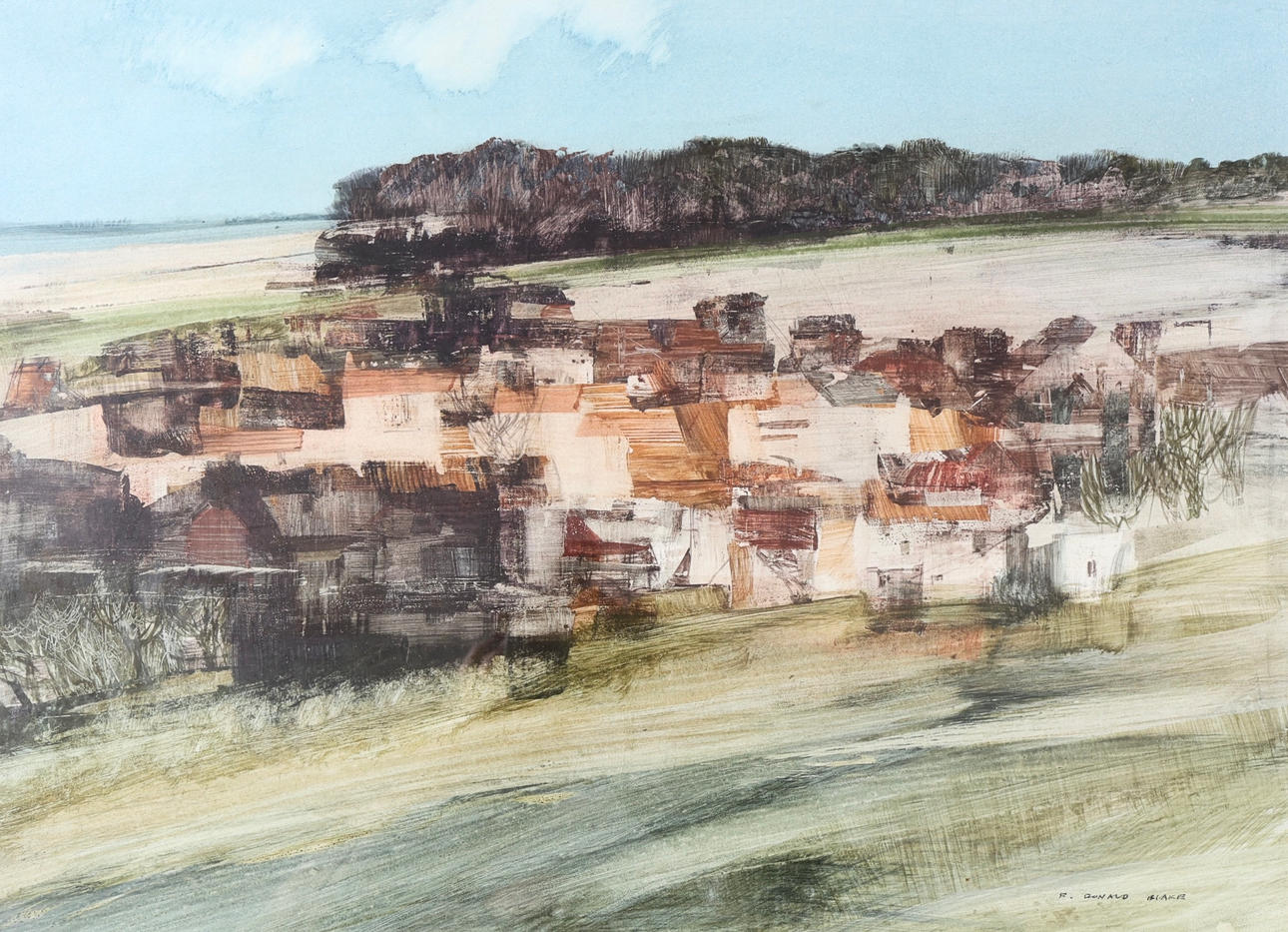 FREDERICK DONALD BLAKE (1908-1997), ”I SUSSEX”. Konst - Måleri - Auctionet