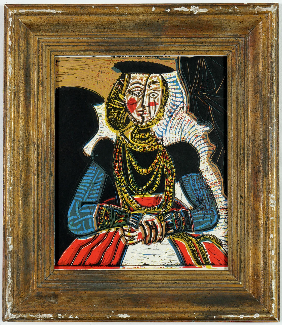 PABLO PICASSO. PABLO PICASSO, A PORTRAIT OF A YOUNG WOMAN AFTER CRANACH ...