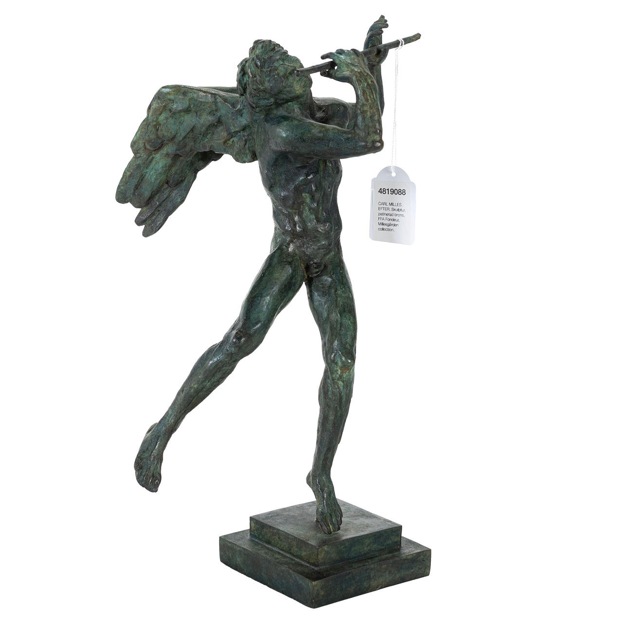 CARL MILLES. EFTER. Skulptur, patinerad brons, FFA Fondeur ...