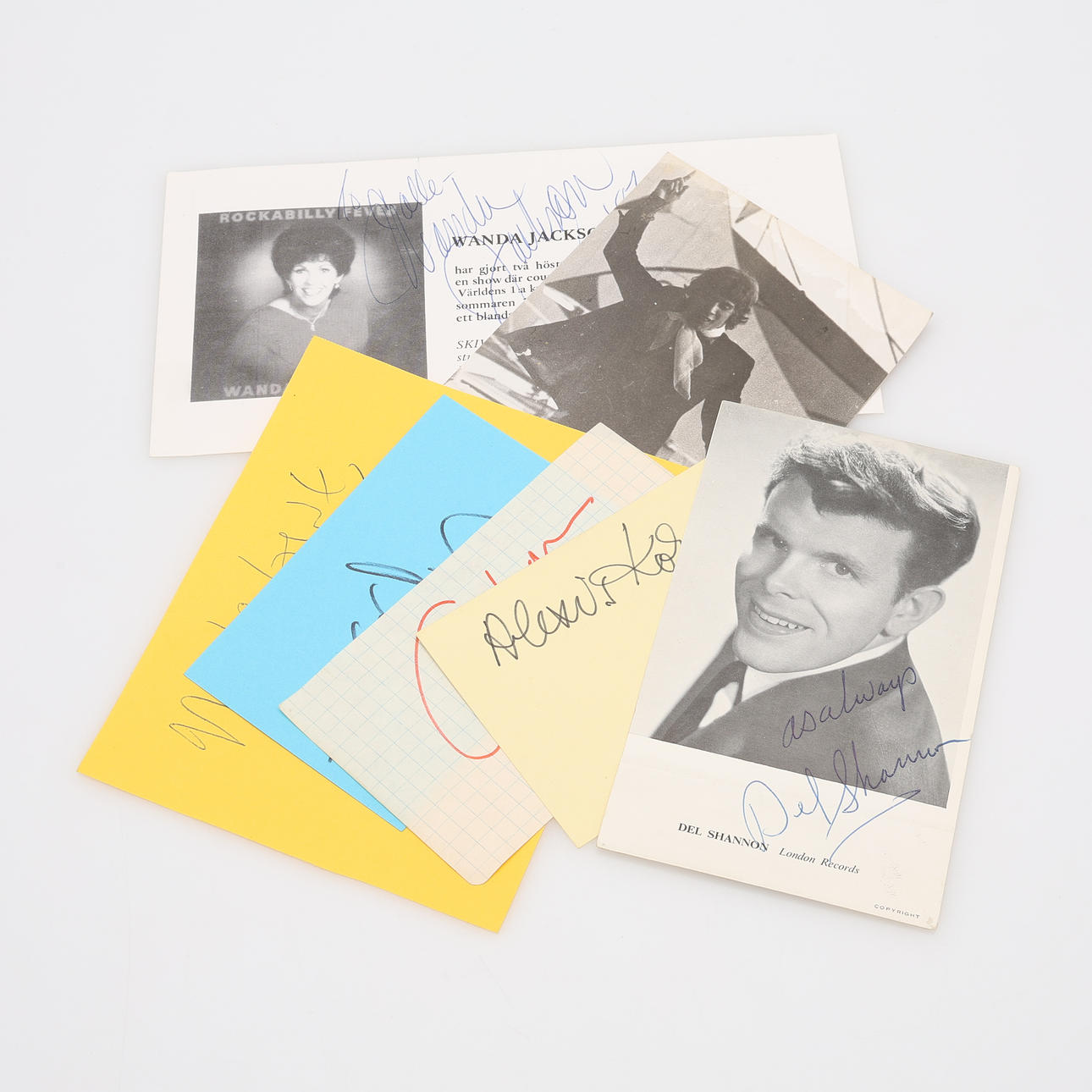 AUTOGRAPH. 7 AUTOGRAPHS RELATED TO MUSIC. Books, Maps & Manuscripts ...