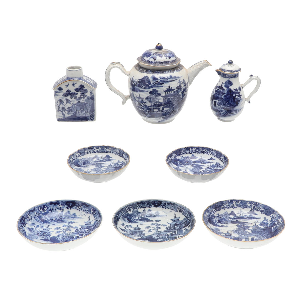 CHINESE BLUE & WHITE EXPORT PORCELAIN. Asiatica - Ceramics & Porcelain ...