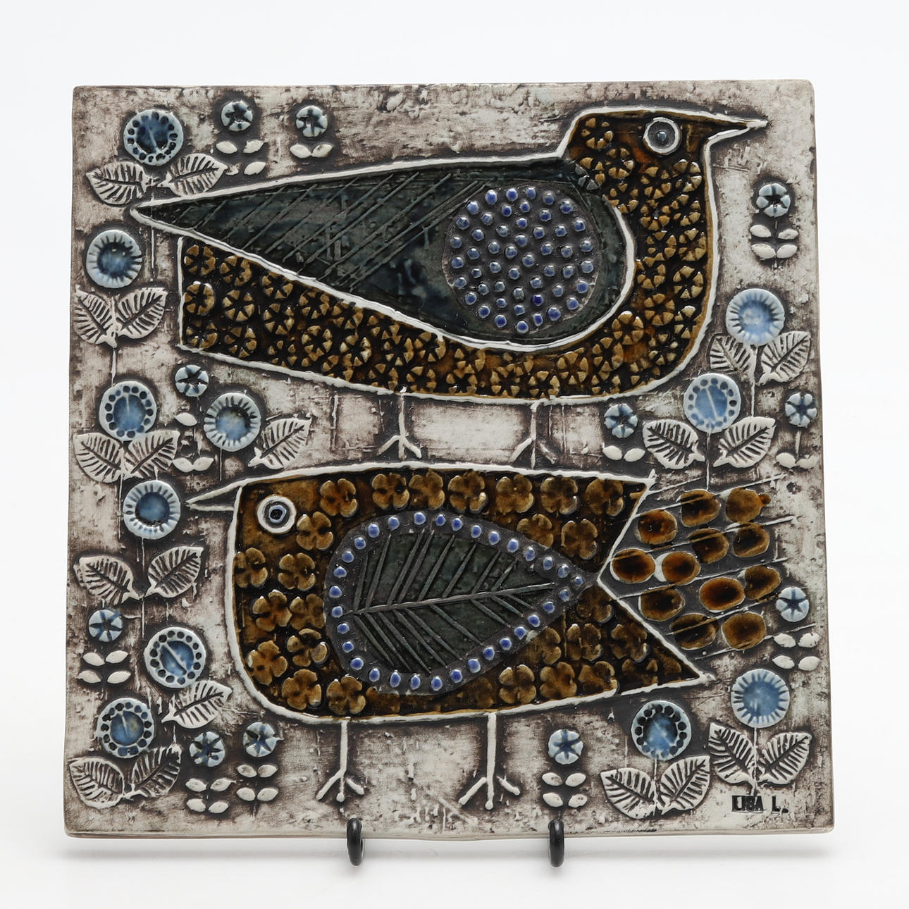 LISA LARSON, a stoneware wall plaque, Gustavsberg. Ceramics & Porcelain ...