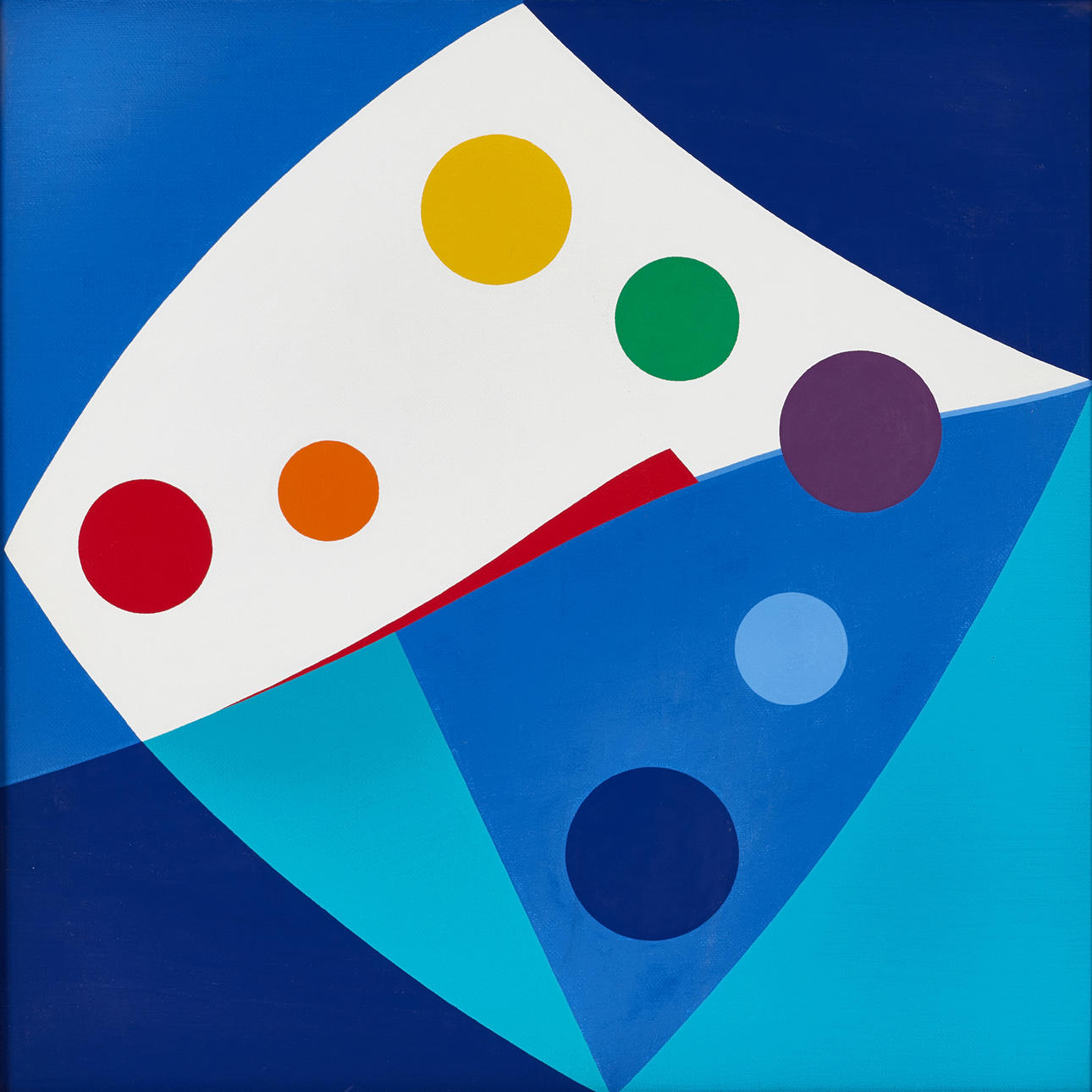 KG (KARL GUSTAF) NILSON (Sweden, born 1942). Composition, oil on canvas ...