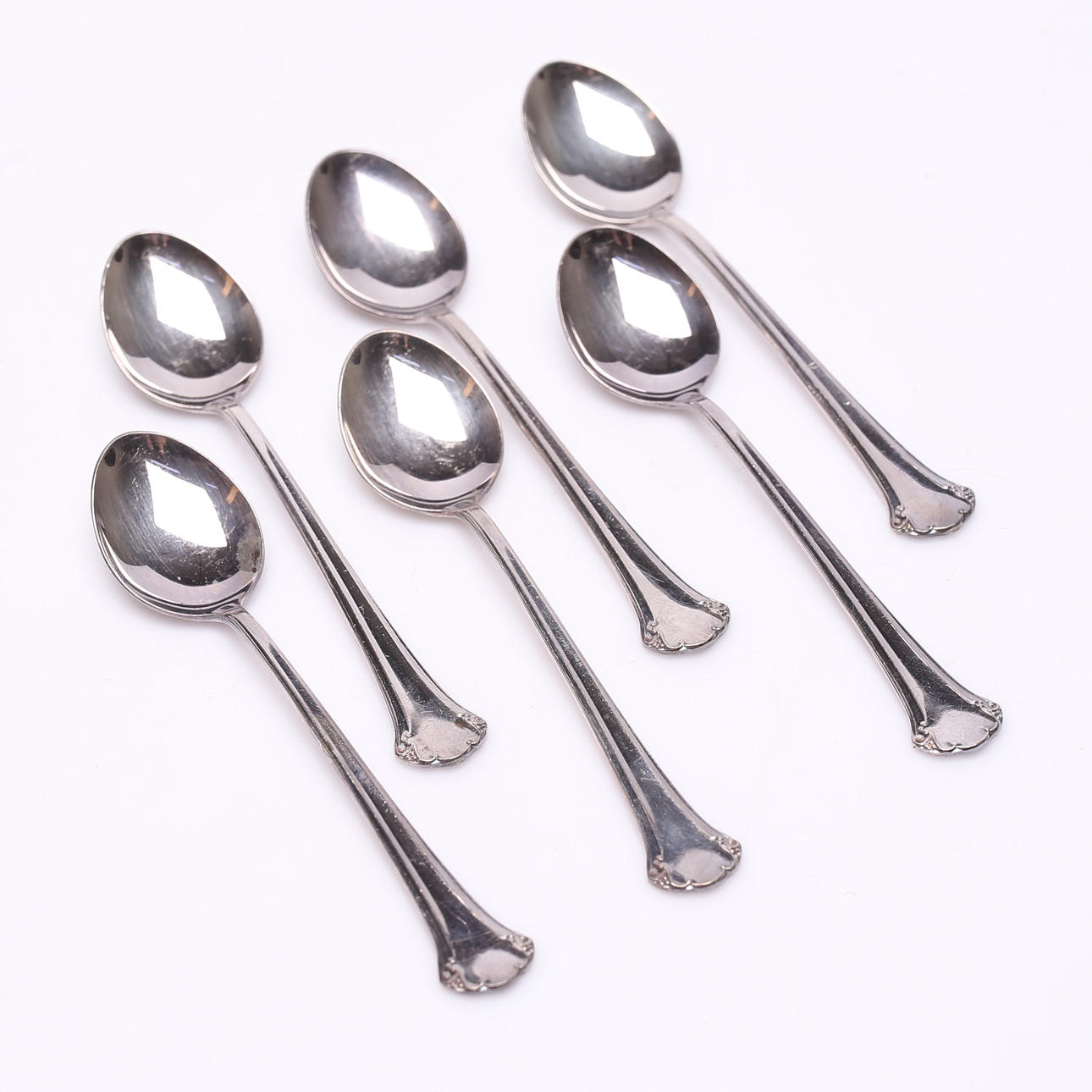 SKEDAR, 6 st, WN, silver, vikt ca 47,5 gram. Silver & Metall - Silver ...