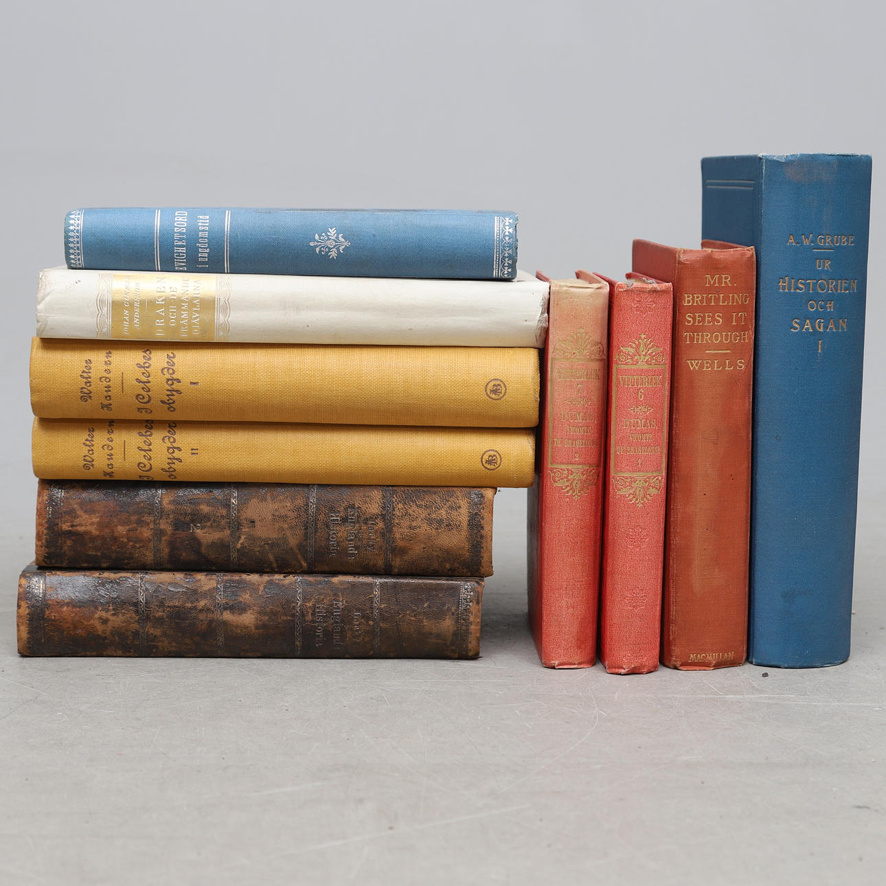 PARTI ÄLDRE LITTERATUR, b.la. "Englands historia", 18-/1900-tal. Böcker ...