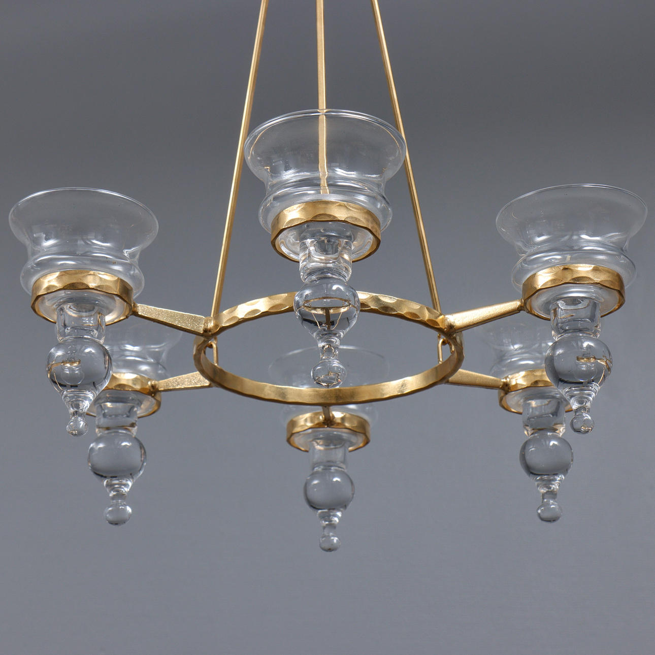 BERTIL VALLIEN. CEILING CHANDELIER FOR CANDLELIGHT, BODA FORGING ...