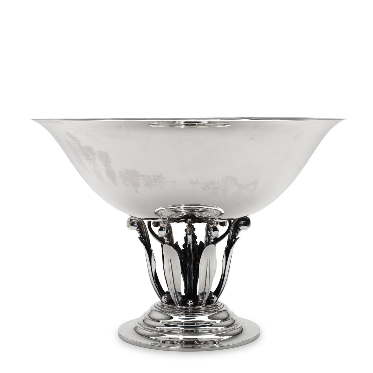 JOHAN ROHDE ( 1856 - 1935). Großer Essay aus Sterlingsilber, Dessin 196 ...