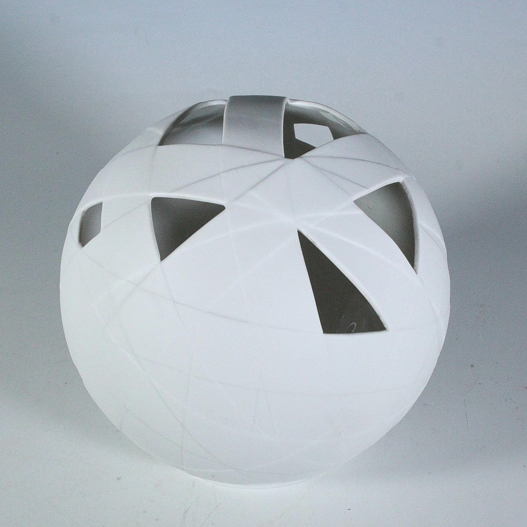 PIEKE BERGMANS. Rosenthal, studio-line. Skulpturale Vase / Kugelvase ...
