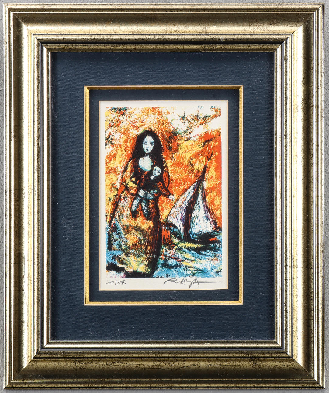 RAYA SORKINE. “Composition A+B”. Art - Engravings & Prints - Auctionet