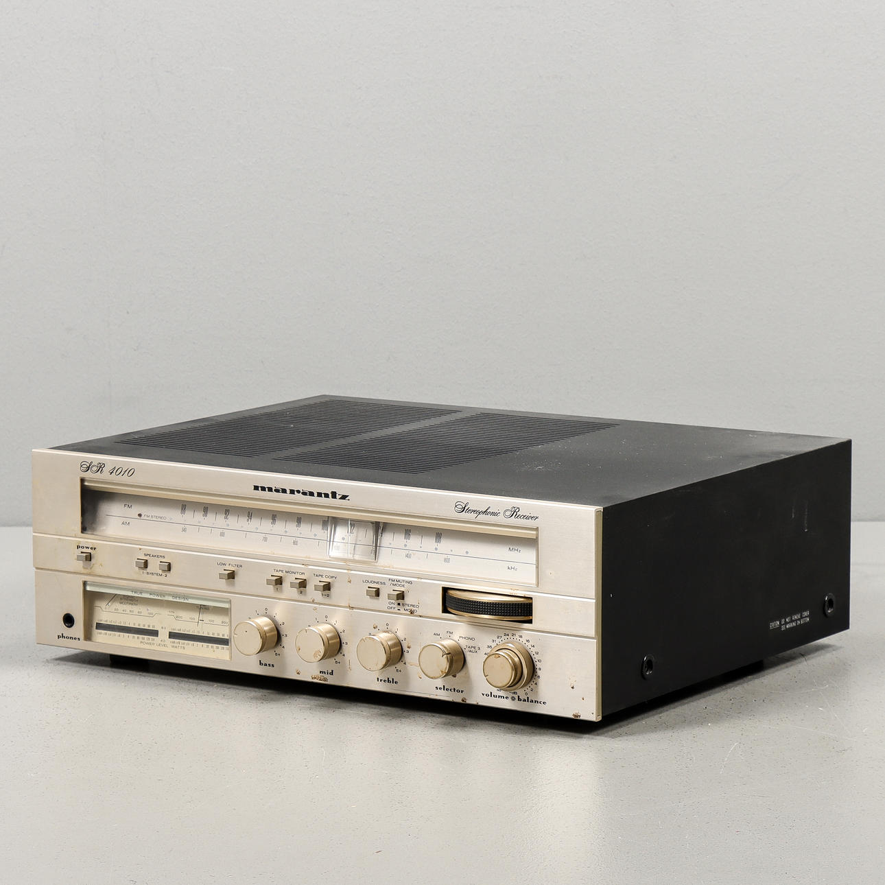 RECEIVER Marantz SR 4010, Japan 1980s. Collectables - Audio, Vinyl & Hi ...