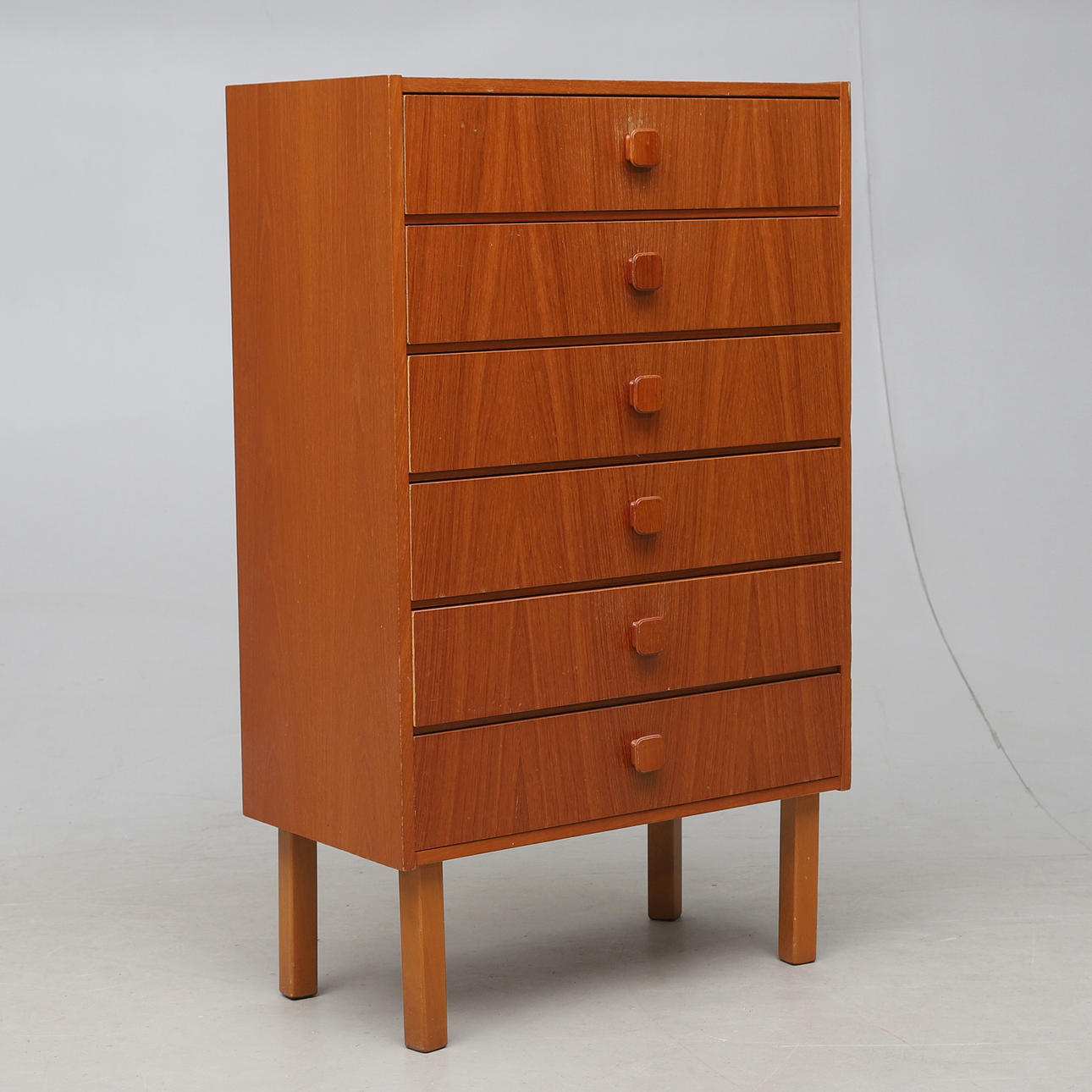 Chest of drawers, teak, 1950s/60s. Furniture - Chests of drawers ...
