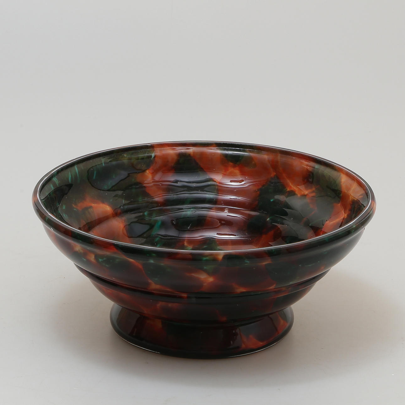 PUKEBERGS GLASBRUK, BOWL, GLASS, EARLY 1900'S. Glass - Art glass ...