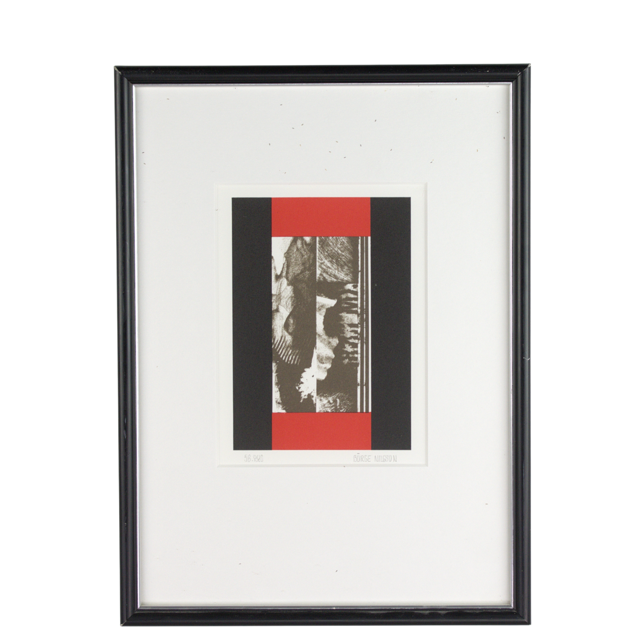 BÖRGE NILSSON. Lithograph, 56/220, composition, signed. Art ...