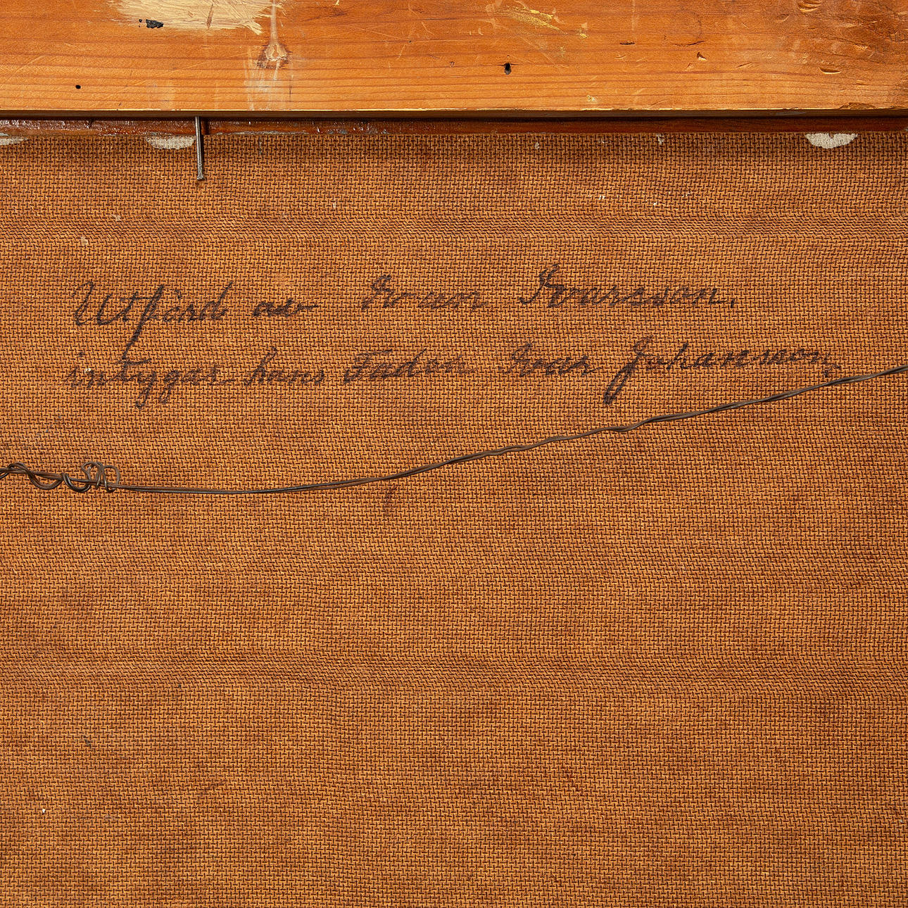 IVAN IVARSON. Utan titel. Konst - Måleri - Auctionet