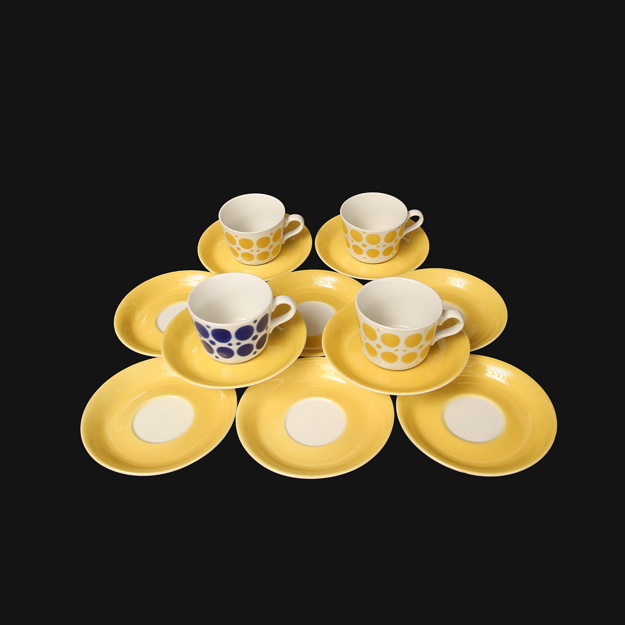 GÖRAN BÄCK, a coffee set, “Pop”, Arabia, 14 pieces. Ceramics ...