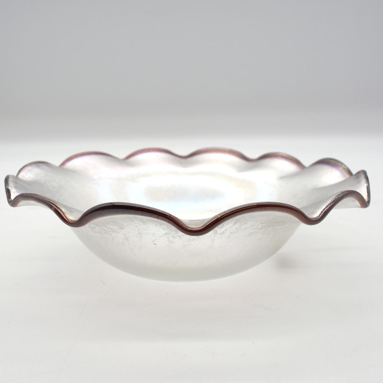 ERWIN EISCH. EISCH GLASHÜTTE, DESIGNER BOWL FROM THE 80S. Glass - Art ...